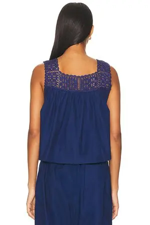 Calle Del Mar Heirloom Poplin Blouse