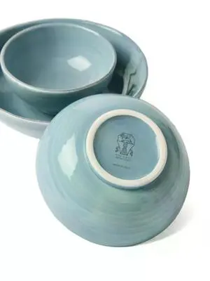 Brunello Cucinelli Logo-embossed Bowl Set