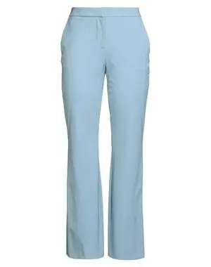 LARDINI Flared High-Waisted Pants Blue