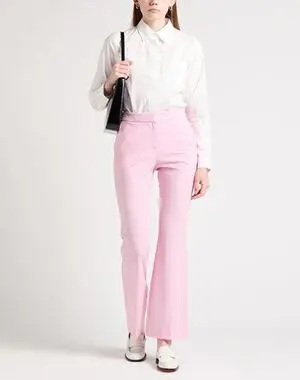 LARDINI Flared High-waisted Pants - Pink