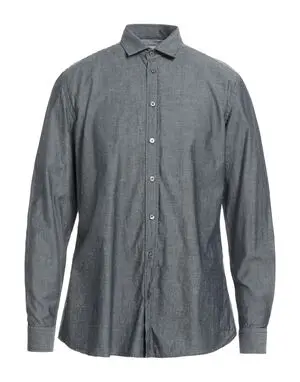 MESSAGERIE Patrizio Piscaglia Shirt Size Cotton - Grey