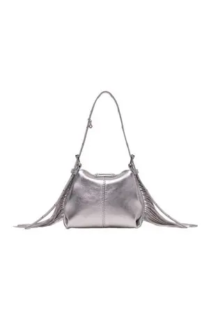 Maje Miss M Micro Bag - Silver