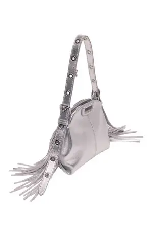 Maje Miss M Micro Bag - Silver