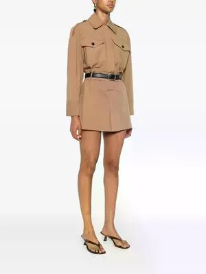 SELF-PORTRAIT Belted Playsuit With Pockets