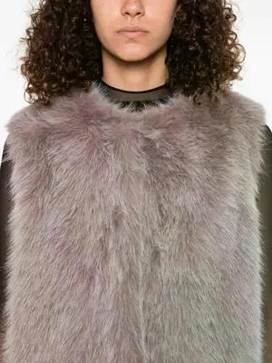 Herno Faux-fur Sleeveless Vest