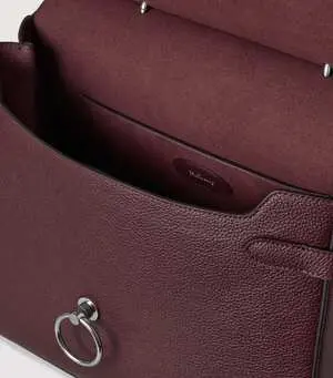 Mulberry Leather Amberley Satchel - Red