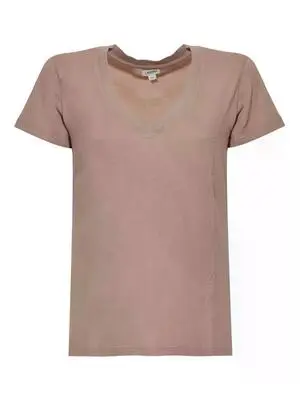 L'Agence Scoop-neck T-shirt