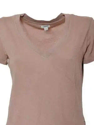 L'Agence Scoop-neck T-shirt