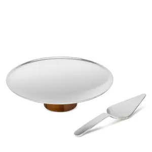 NAMBE Pinnacle Cake Plate With Server Exclusive