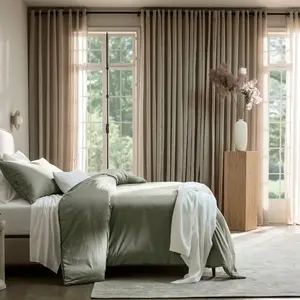 BOLL & BRANCH Signature Comforter Set, King/cal King - Sageleaf