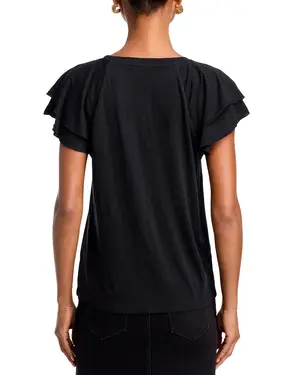Paige Linnea Flutter Sleeve Tee