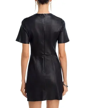 Rabanne Leather Mini Dress
