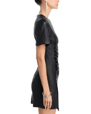 Rabanne Leather Mini Dress