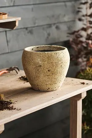 TERRAIN Barnacle Juliet Planter Beige