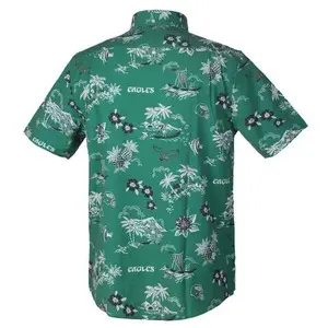 Reyn Spooner Philadelphia Eagles Throwback Kekai Performance Button-down Shirt - Green