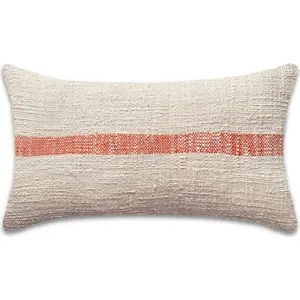 PILLOWPIA Linus Lumbar Pillow Cover - Persimmon