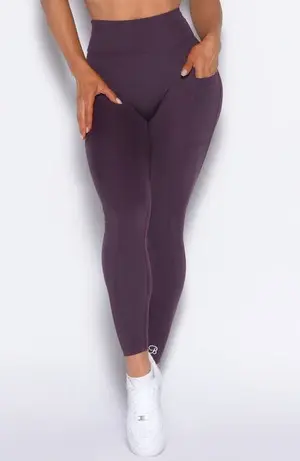 BOMBSHELL SPORTSWEAR Define Leggings - Plum Noir
