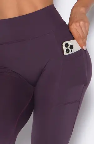 BOMBSHELL SPORTSWEAR Define Leggings - Plum Noir