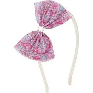 SWEET WINK Mermaid Splash Tulle Bow Headband - Lavender