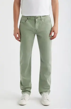 7 For All Mankind Comfort Sateen Straight-leg Jeans - Leaf