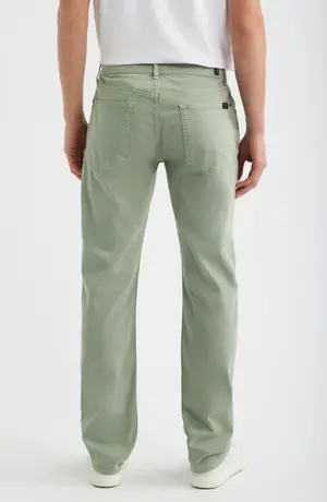 7 For All Mankind Comfort Sateen Straight-leg Jeans - Leaf