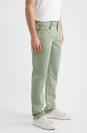 7 For All Mankind Comfort Sateen Straight-leg Jeans - Leaf