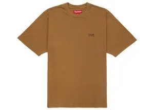 Supreme Warm Up Washed Short Sleeve Top - Brown