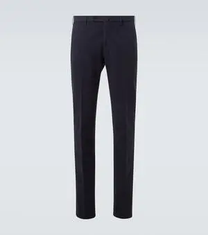SLOWEAR Cotton Chinos Blu Scuro - Blue