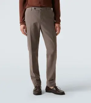 SLOWEAR Cotton Chinos Blu Scuro - Grey