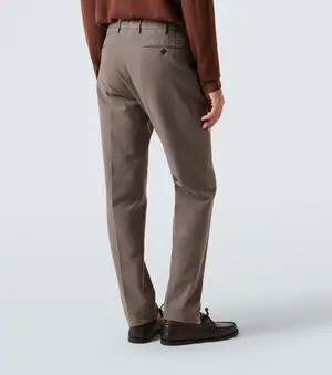 SLOWEAR Cotton Chinos Blu Scuro - Grey