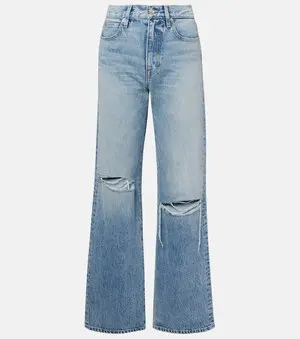 SLVRLAKE Grace Mid-rise Wide-leg Jeans