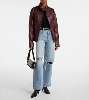 SLVRLAKE Grace Mid-rise Wide-leg Jeans