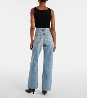 SLVRLAKE Grace Mid-rise Wide-leg Jeans