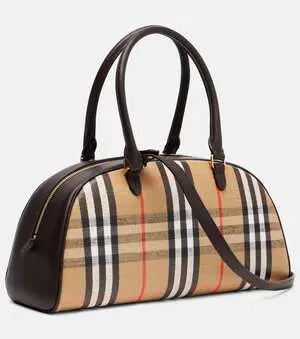 Burberry Highlands Coated Jacquard Tote Bag