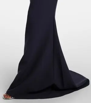 Safiyaa Melina Embellished Crêpe Gown