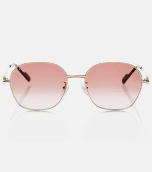 CARTIER Première De Oval Sunglasses - Gold