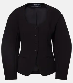 Jacquemus Oval Jacket - Black