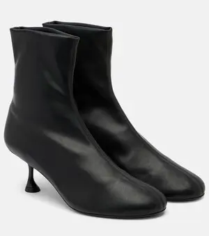 Proenza Schouler Leather Ankle Boots - Black