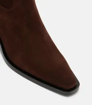 Proenza Schouler Bronco Suede Ankle Boots - Brown