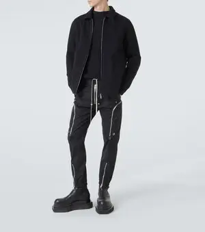 Rick Owens Brad Virgin Wool Jacket - Black