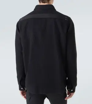 Rick Owens Brad Virgin Wool Jacket - Black