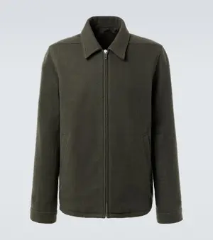Rick Owens Brad Virgin Wool Jacket - Green