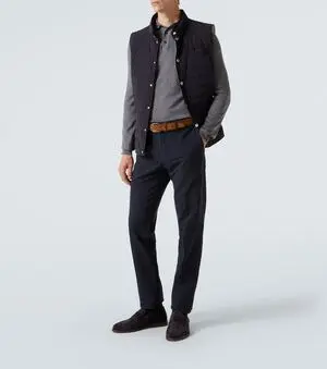SLOWEAR Wool-blend Polo Shirt