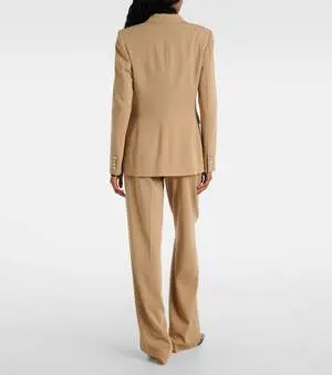 Ralph Lauren Parker Wool Gabardine Blazer - Beige