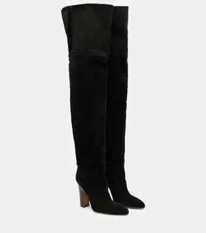 Paris Texas Lavinia Suede Over-the-knee Boots