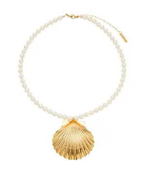JENNIFER BEHR Siren Faux Pearl Necklace - White