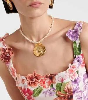 JENNIFER BEHR Siren Faux Pearl Necklace