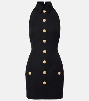 Balmain Collared Cocktail Dresses
