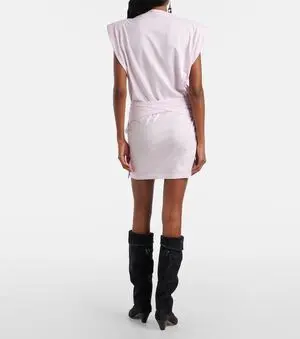 Isabel Marant Étoile Marielle Cotton Jersey Minidress - Pink