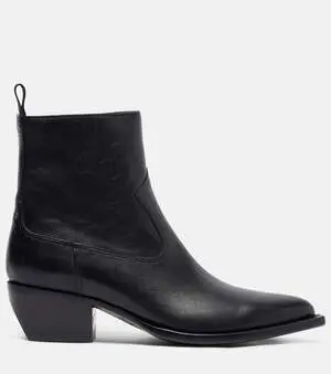 GOLDEN GOOSE Debbie 45 Leather Ankle Boots
